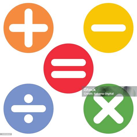 Math Sign Vector For Calculator Stock Illustration Download Image Now