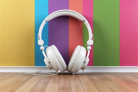 3d Rendering Of White Symbol Of Communication Bubble With Headphone Inside Icon Premium Ai