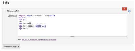 Javascript Unable To Install Nodejs In Jenkins On Runtime Stack