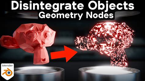 Disintegrate Objects - Geometry Nodes (Blender Tutorial) - YouTube