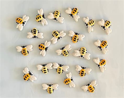 Ceramic Bee Tiles Whimsical Bees In Two Yellows Insect Tiles Mosaic