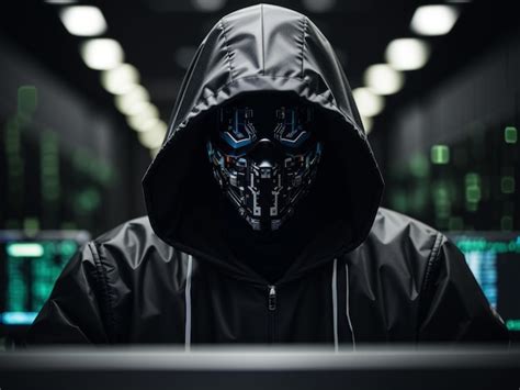 premium ai image cybersecurity alert dark hacker hacks network 0