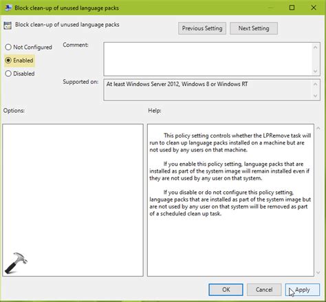 Prevent Windows 10 From Deleting Unused Language Packs