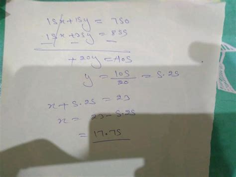 The Mean Of The Following Frequency Distribution Is 25 2 And Total Frequency Is 50 Find