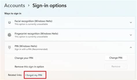 How To Remove Pin From Your Account In Windows 1110