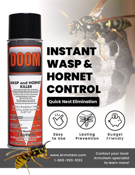 Doom Wasp Hornet Control Spray