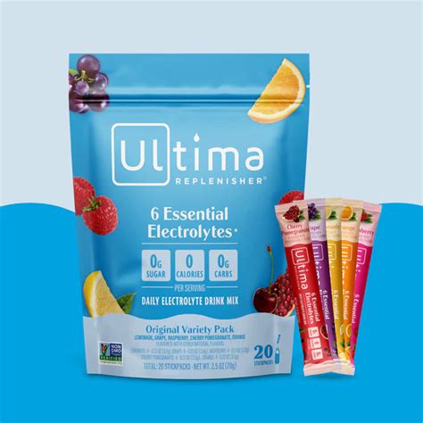 Ultima Electrolytes Stick Pack 20ct Fit Factory Supplements