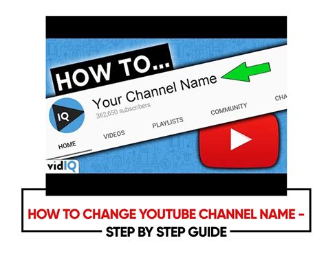 How To Change Youtube Channel Name Ladaron