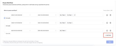 Pause Workflows On Certain Dates Venderflow Knowledgebase