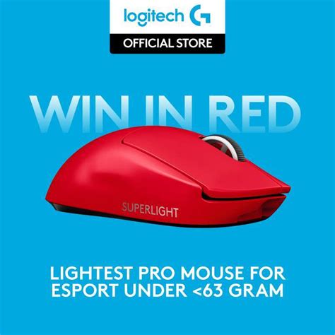 Promo Logitech G Pro X Superlight Gaming Mouse Wireless With Hero Sensor K Dpi Ultra