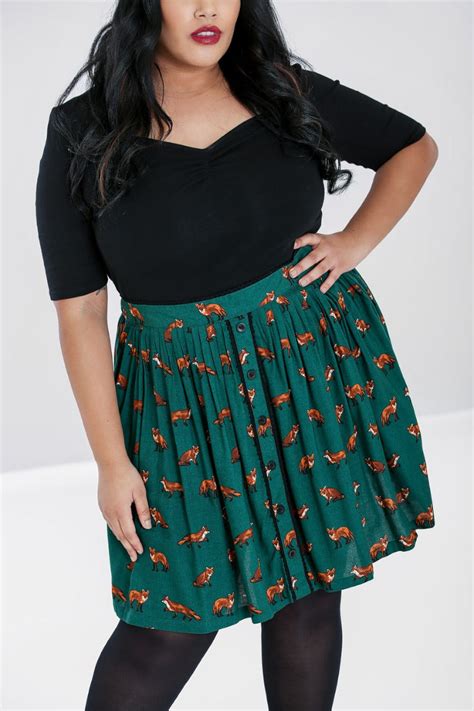 Plus Size Skirts Denim And Tartan Skirts Hell Bunny