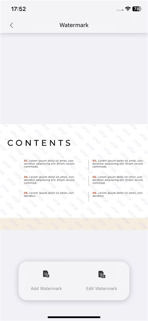 Add Edit Remove Pdf Watermarks With Updf On Ios Updf