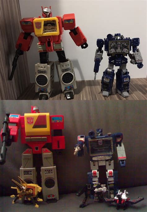 Newest Vs Oldest Versions Of Blaster And Soundwave I Guess The Scale