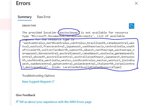 Problem With Working With Setting Up Cosmosdb Nosql Microsoft Qanda
