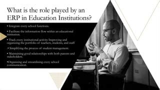 ERP For Educational Institution Pdf