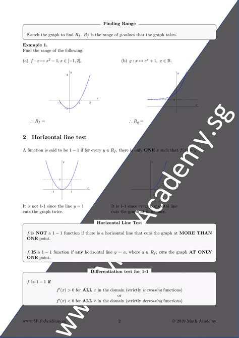 Functions Jc H2 Maths Pdf