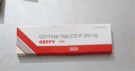 Geffy 250 Mg Gefitinib Tablets, Intas Pharmaceuticals at Rs 900/box in ...