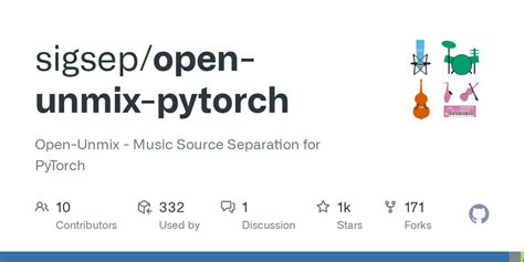 Github Sigsep Open Unmix Pytorch Open Unmix Music Source Separation For Pytorch