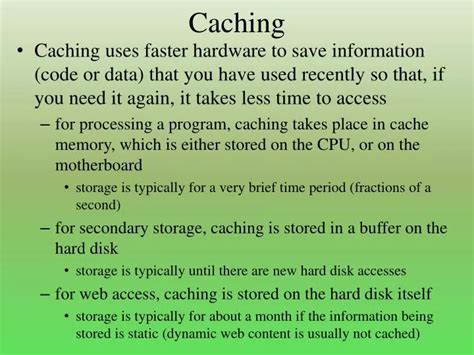 ppt caching powerpoint presentation free download id 871284