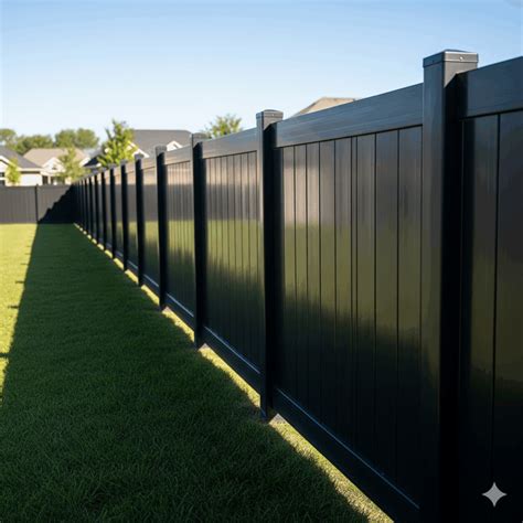 Is A Black Vinyl Fence What Your Space Needs Aaa Fence