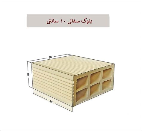 بلوک سفالی با تیغه ۱۰ سانتی کارخانه آجر اخوان