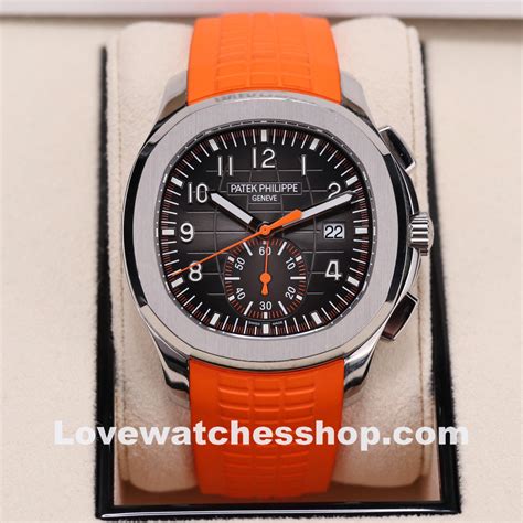 Patek Philippe 5968a Aquanaut 42mm Chronograph Stainless Steel Black