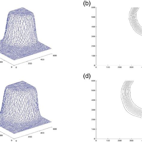 the concentration plots at 180 and 360 days a surface plot at