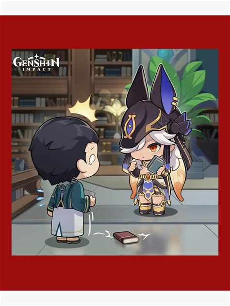 Chibi Cyno Genshin Impact Poster For Sale By Shopsekihouy Redbubble