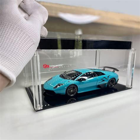 Display Case Led Sliding Front Usb Connection 1 18 Concourse Display Systems