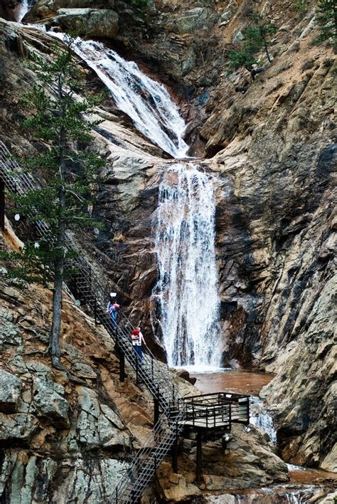 Seven Falls In Colorado Springs Stock Image Image Of Peaceful