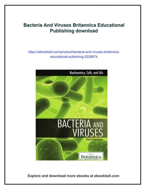 Bacteria And Viruses Britannica Educational Publishing Pdf