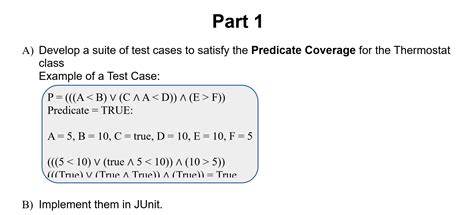 Predicate Coverage Logic Coverage And JUnit Using Chegg