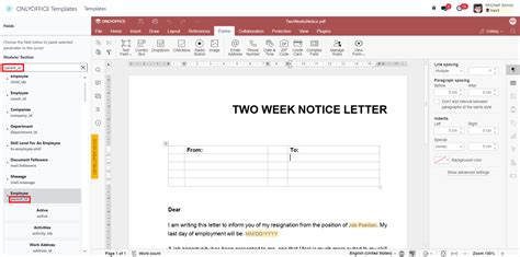 How To Create A New Onlyoffice Form Template For Odoo