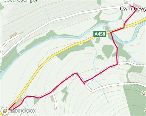 Cambrian Mountains Map
