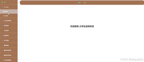 java php node js python大学生选课系统【2024年毕设】 csdn博客