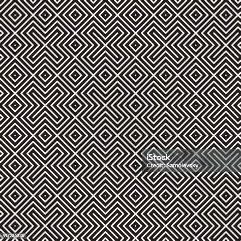 벡터 원활한 격자 패턴입니다 흑백 격자와 현대적인 세련 된 텍스처입니다 기하학적 그리드를 반복 간단한 디자인 배경입니다 0명에 대한 스톡 벡터 아트 및 기타 이미지 Istock