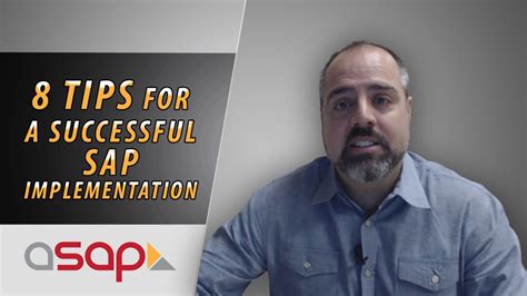 8 Tips For A Successful Asap Implementation And Or Project