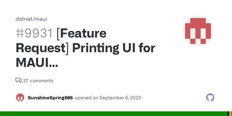 [feature request] printing ui for maui windows android ios · issue
