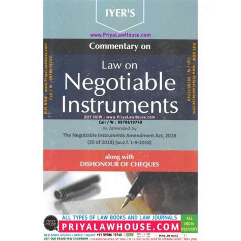Commentary On Law On Negotiable Instruments Iyer 1st Edn 2022 Delhi