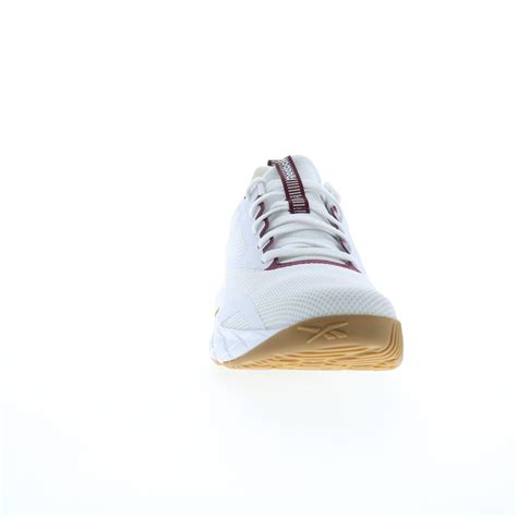 Reebok Nfx Trainer Mens White Canvas Lace Up Athletic Cross Training S