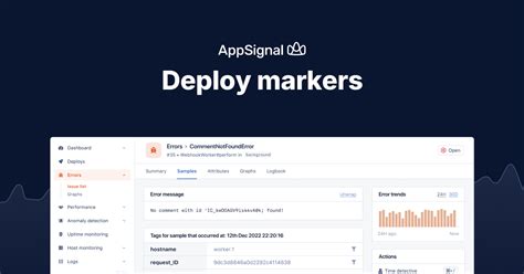 deploy markers appsignal documentation