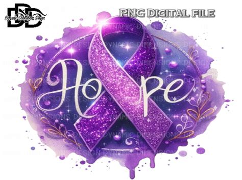 Purple Awareness Ribbon Graphic By Dynamic Dimensions · Creative Fabrica