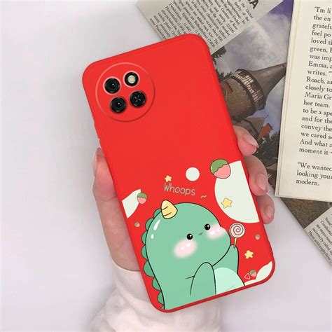 Casing For Itel S G Phone Back Cover Fashion Sweet Girls Astronaut Pattern Protective Red