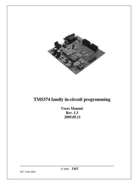 Tms370 Icp Users Manual Rev1 3 Pdf Microcontroller Read Only Memory