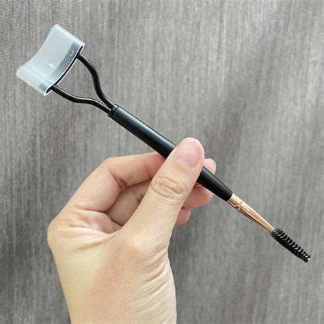 Jual Eyelash Comb Sisir Bulumata Beauty Makeup Mascara Separator Metal Teeth Eyelashes Definer