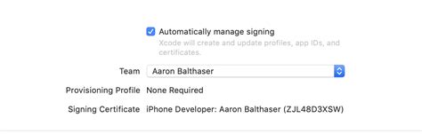 Javascript Why Is Xcode Giving Me No Account For Team Id Stack