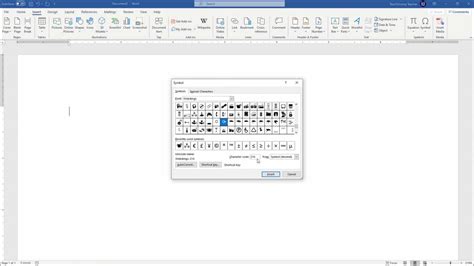 Insert A Symbol In Word Instructions And Video Lesson