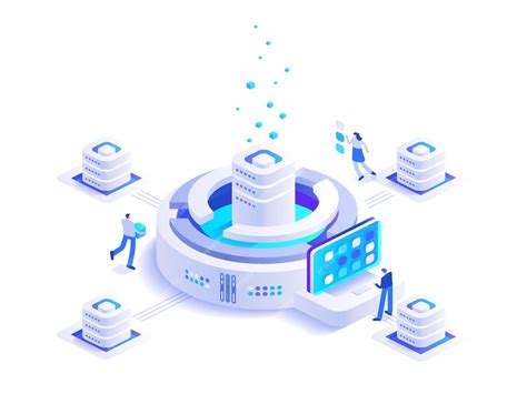 Premium Vector Cryptocurrency Mining Isometric Concept