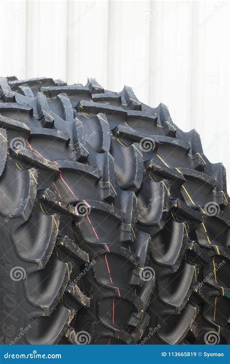 Protector Of A Tractor Wheel Stock Image Image Of Rubber Equipment