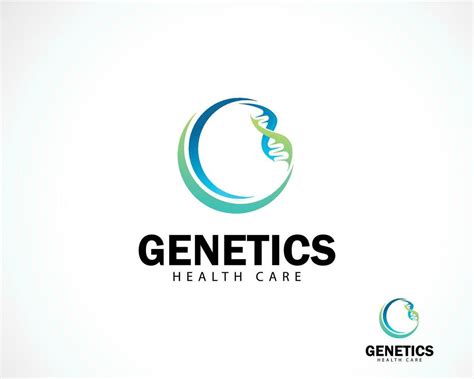 Genetics Logo Creative Dna Design Circle Modern 36029733 Vector Art At